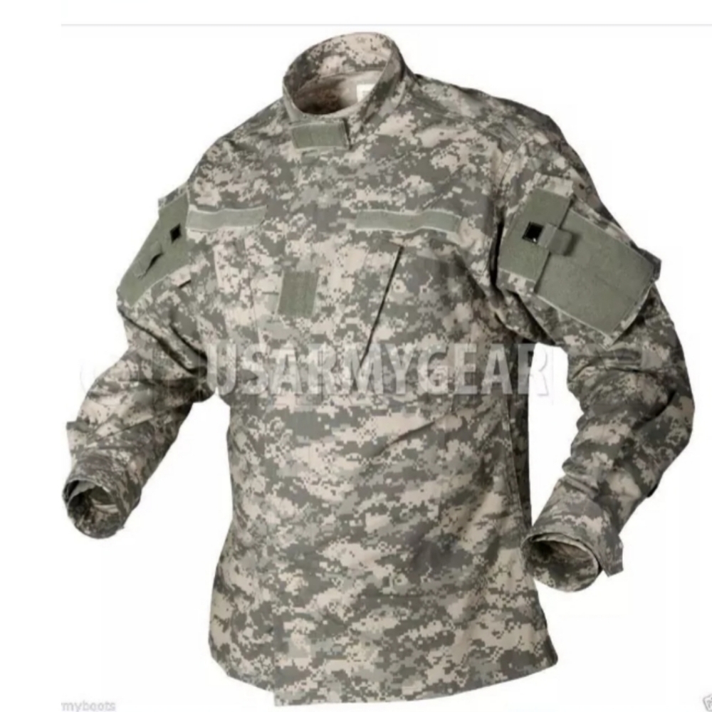Us Army Military Acu Digital Combat Uniform Shirt - Gem